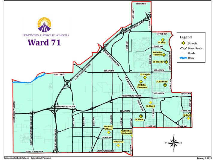 Ward 71 - Edmonton Catholic Schools